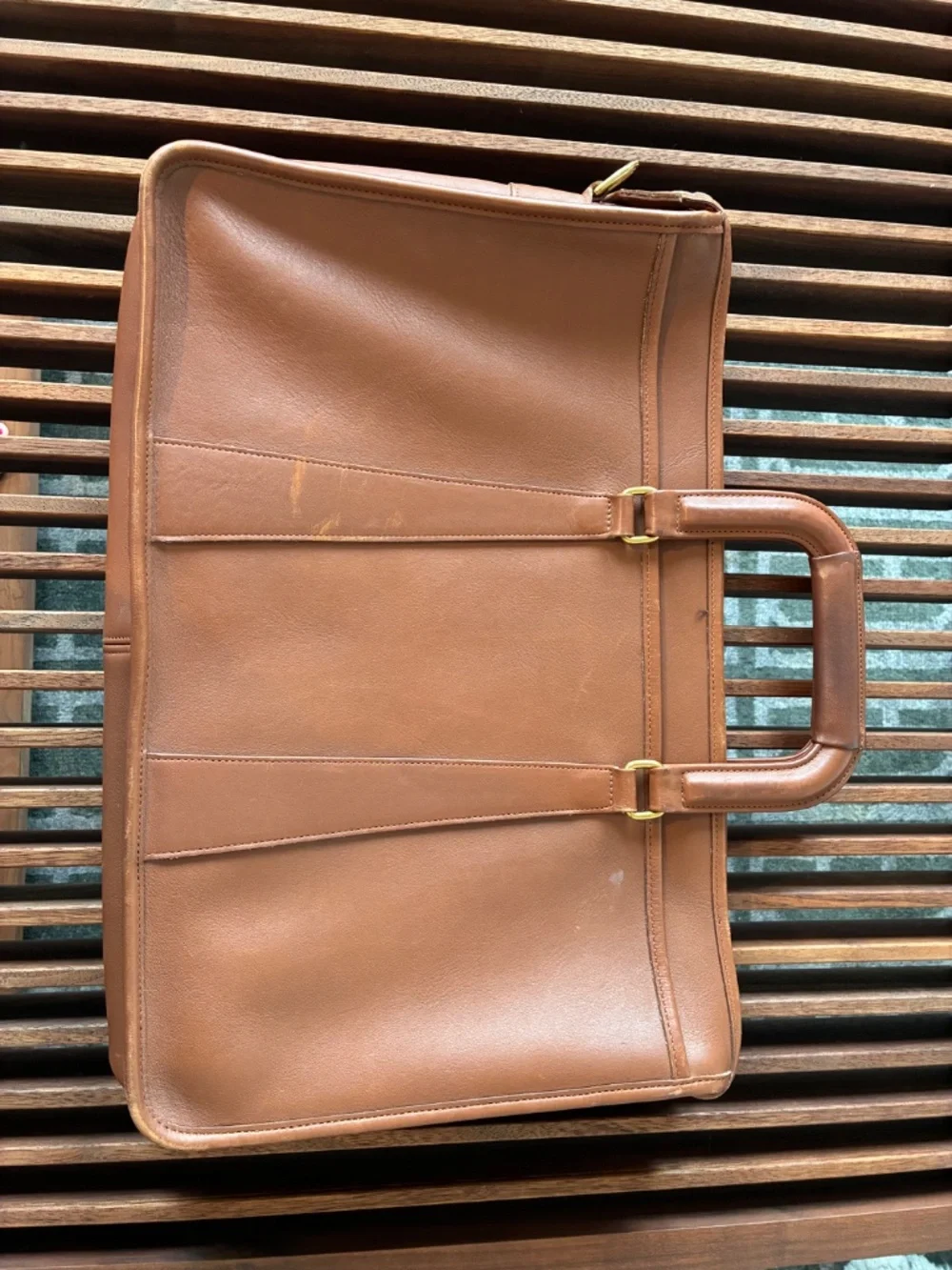 Coach | Bags | Coach Brown Leather Briefcase Unisex Model 5282 | Poshmark